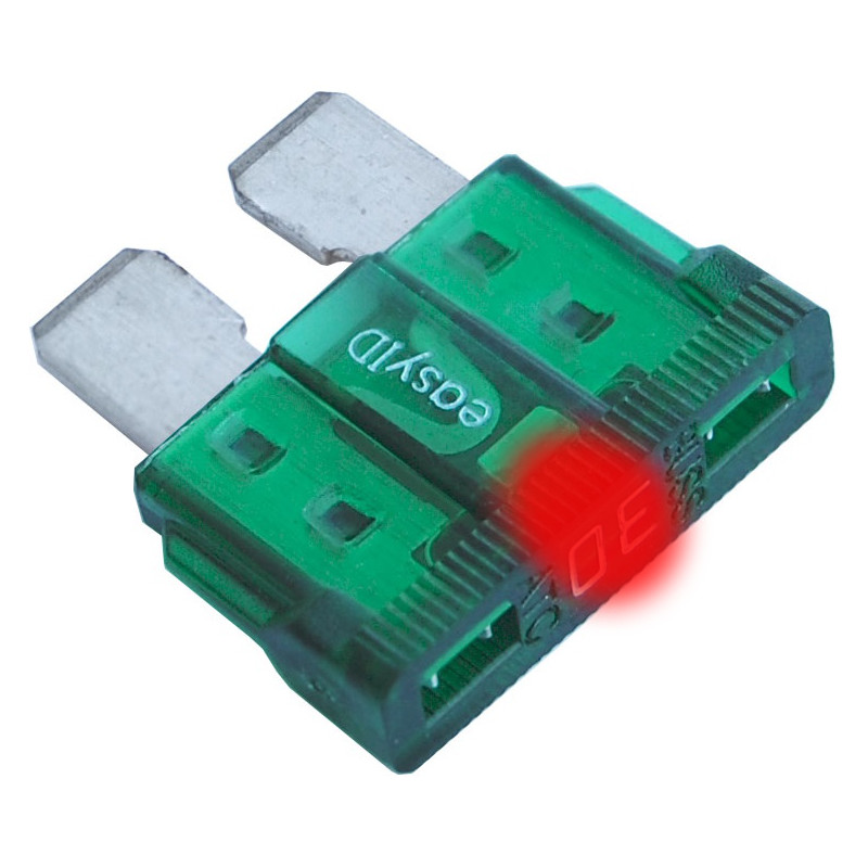 easyID Blade Fuse with LED Indicator, 30A