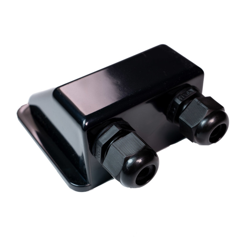 Solar Kabeldurchführung 2-fach schwarz