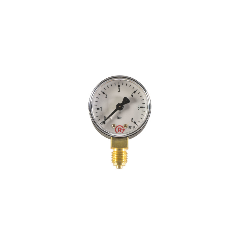 Druckminderer mit Manometer u. Schlauchtüllen - 1-5,5 bar