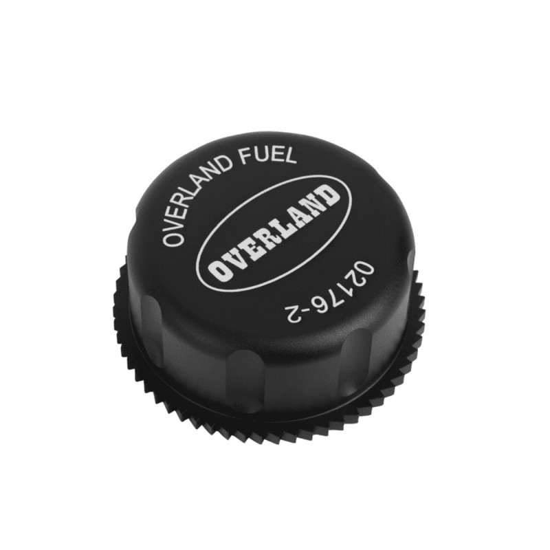 Overland Fuel Aluminum Closed Cap, black