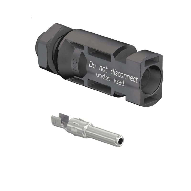 MC4 PV Surface-Mounted Socket for 2.5 mm² Solar Stranded Wire